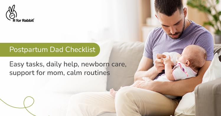 Postpartum Dad Checklist for Simple Daily Help at Home