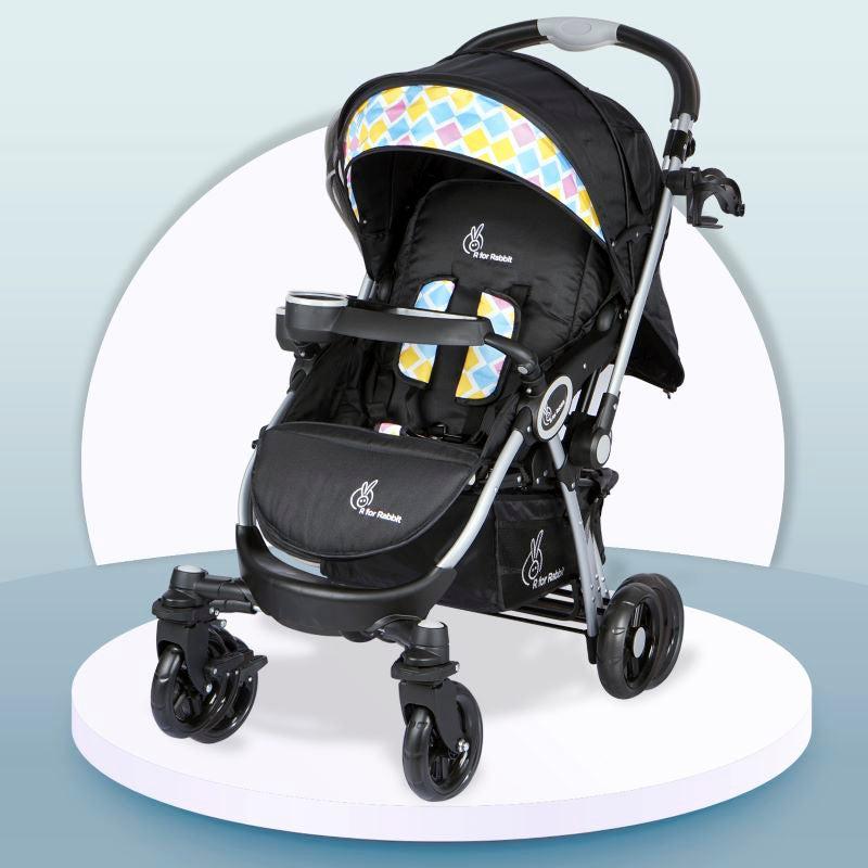 Chocolate Ride Baby Stroller & Pram - Reversible Handle
