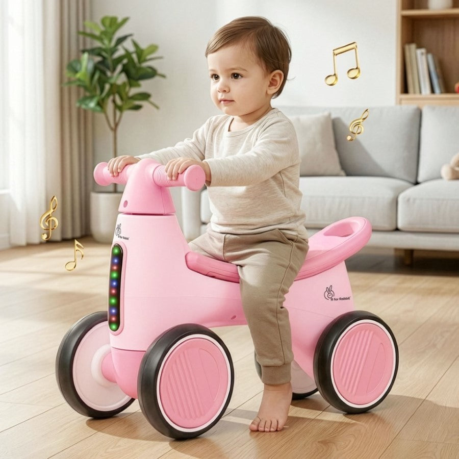 Speedster Glider Baby Ride-on Car | Push Ride with Music & Lights