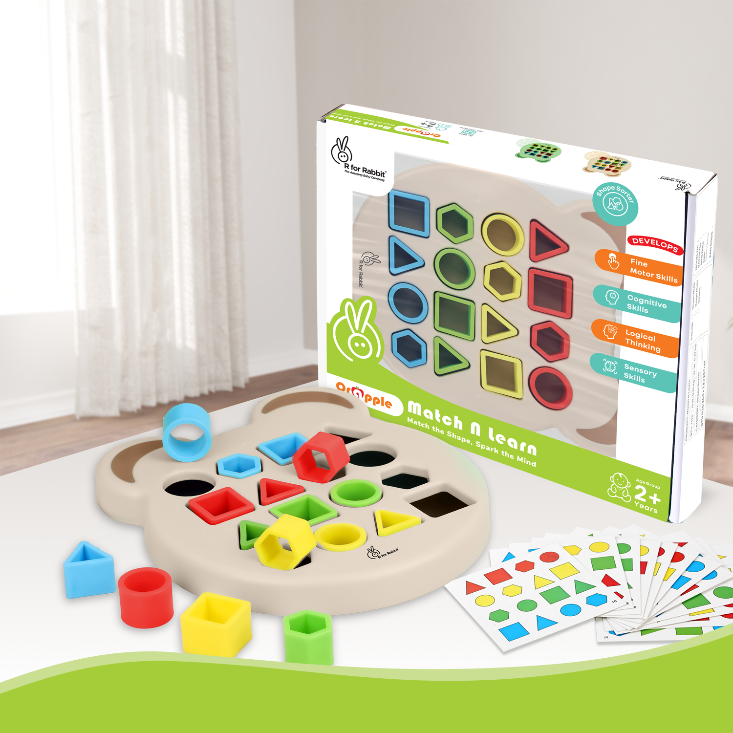 Orapple Match N Learn Baby Toy | Shape Sorting Educational Game