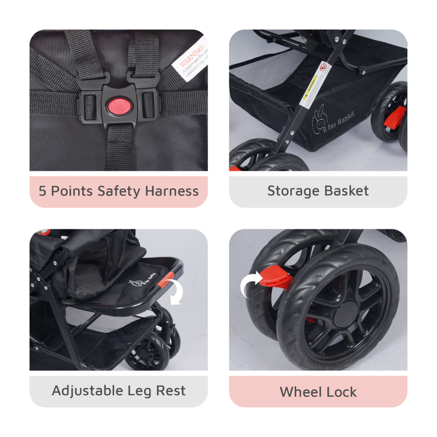 Lollipop Lite Stroller for Kids - Travel Friendly & Easy To Fold