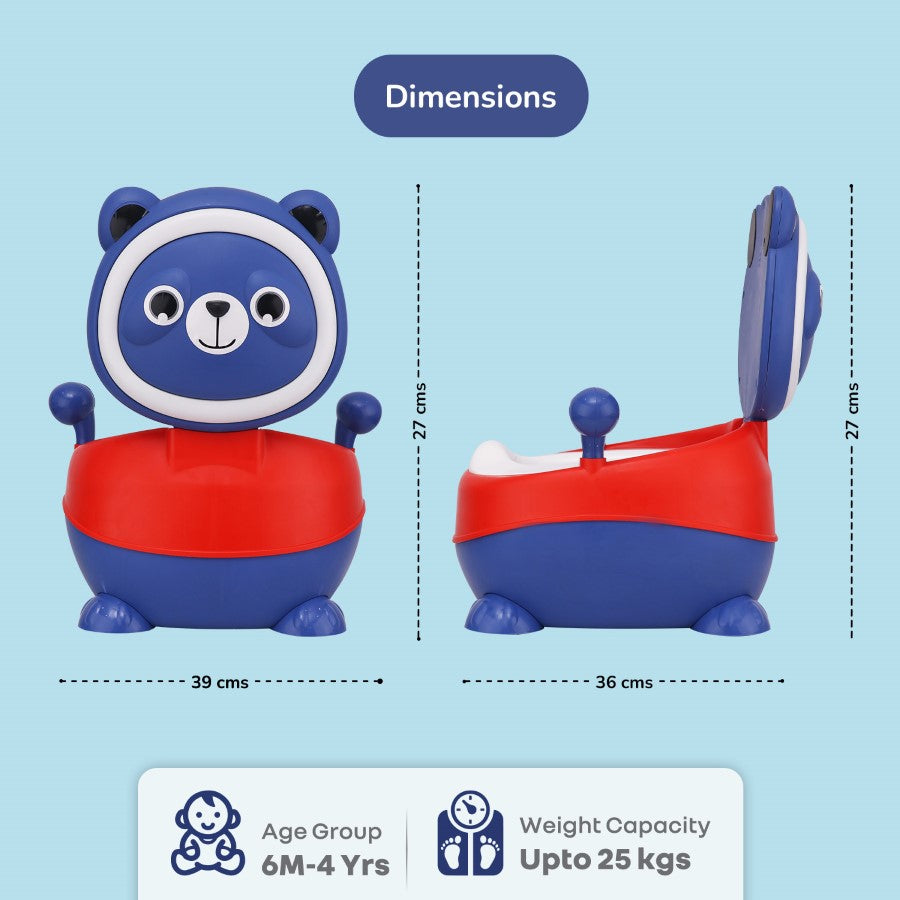 Tiny Tots Panda Potty Training Seat: Safe & Comfortable - R for Rabbit