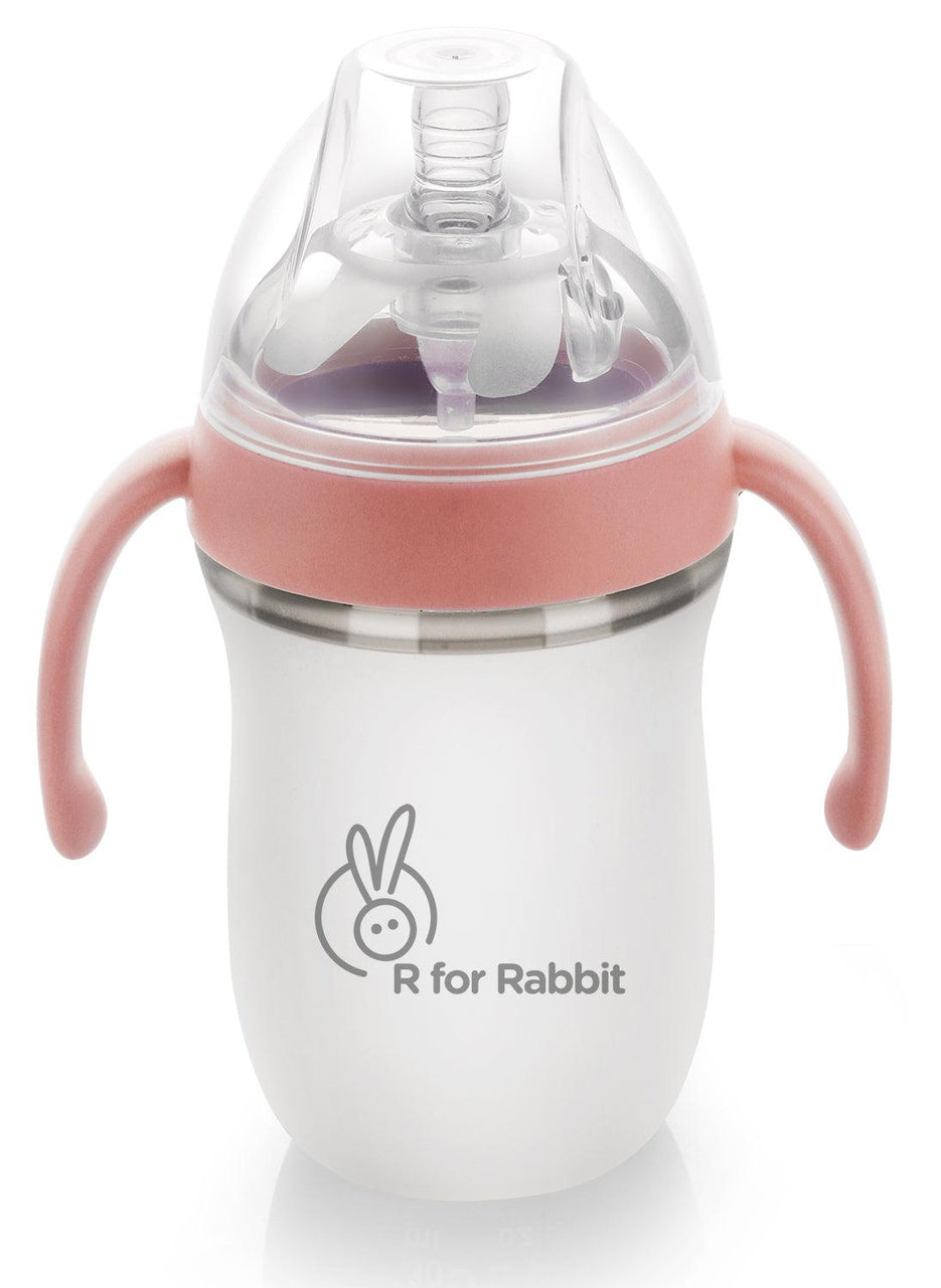 Premium Silicone Baby Bottles With Spoons Online - R For Rabbit