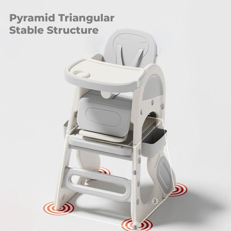 Grow N Play: Multi-Functional Convertible High Chair for Kids