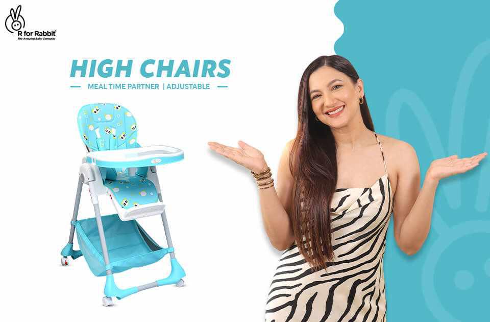 R For Rabbit Baby High Chair for 0 to 7 Years Kids