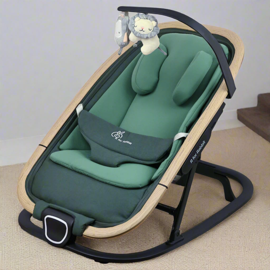 Lightweight Baby Rocker & Sleeper R for Rabbit Rock N Nap Bliss