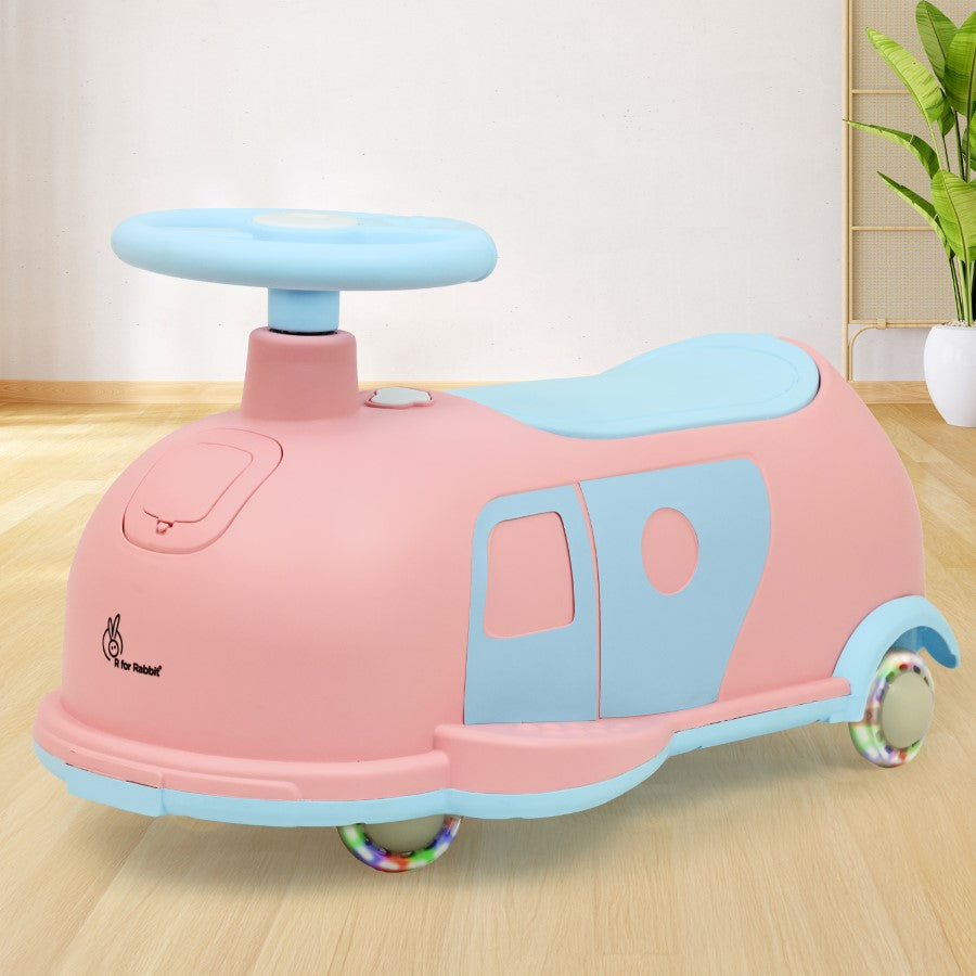 Iya Iya Caravan 3 in 1 Ride On with LED Wheels and Toy Storage