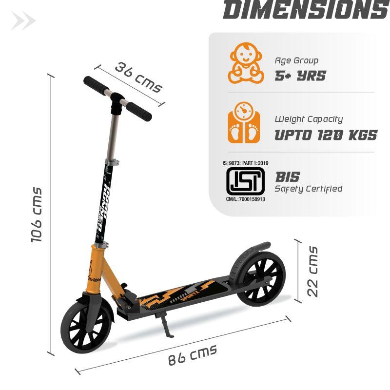 Road Runner Sportz Scooter for Kids - 3 Level Height Adjustment