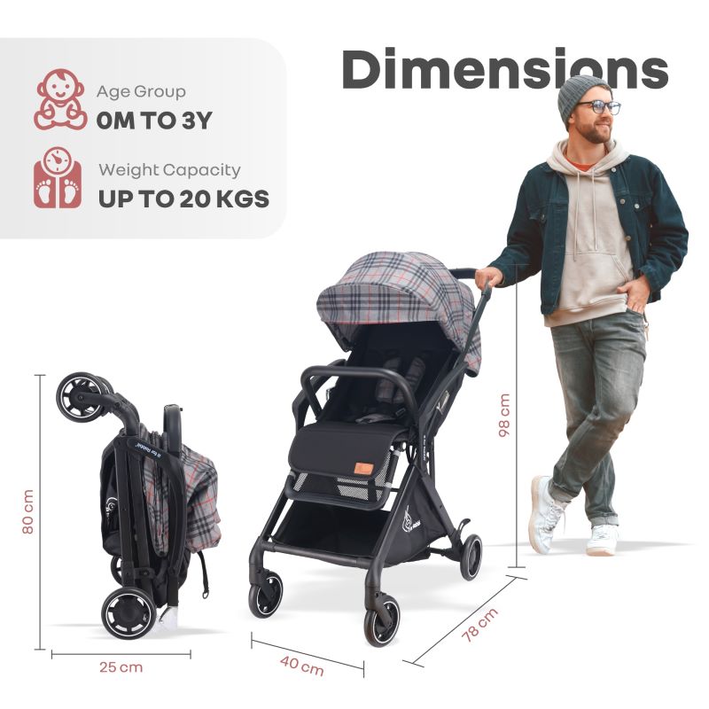 Personalized Ultra-Light Street Smart Aero Baby Stroller