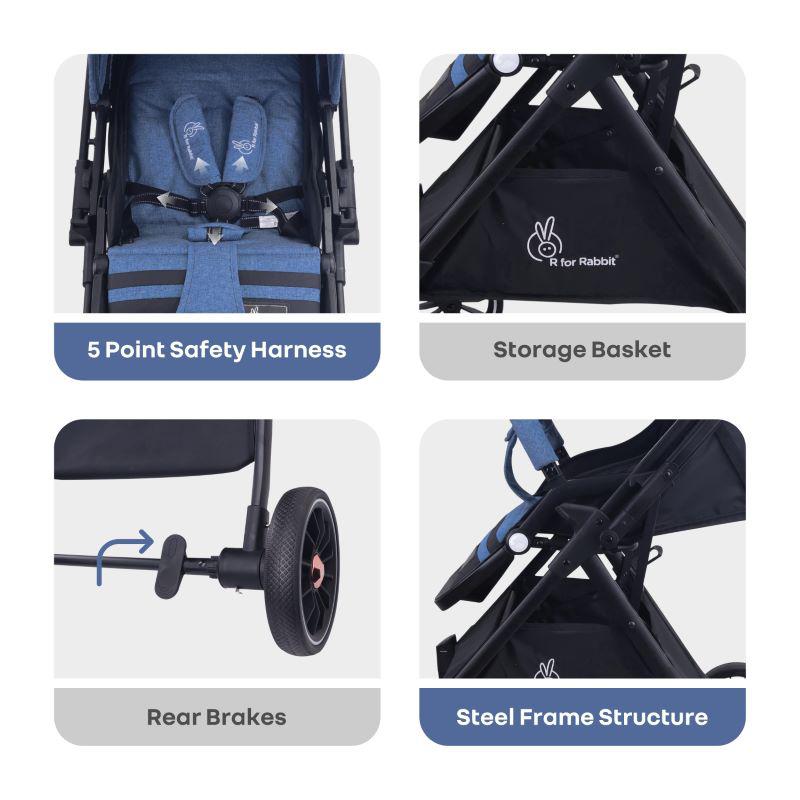 Personalized Street Smart Nova Stroller for Babies 0-3 Years