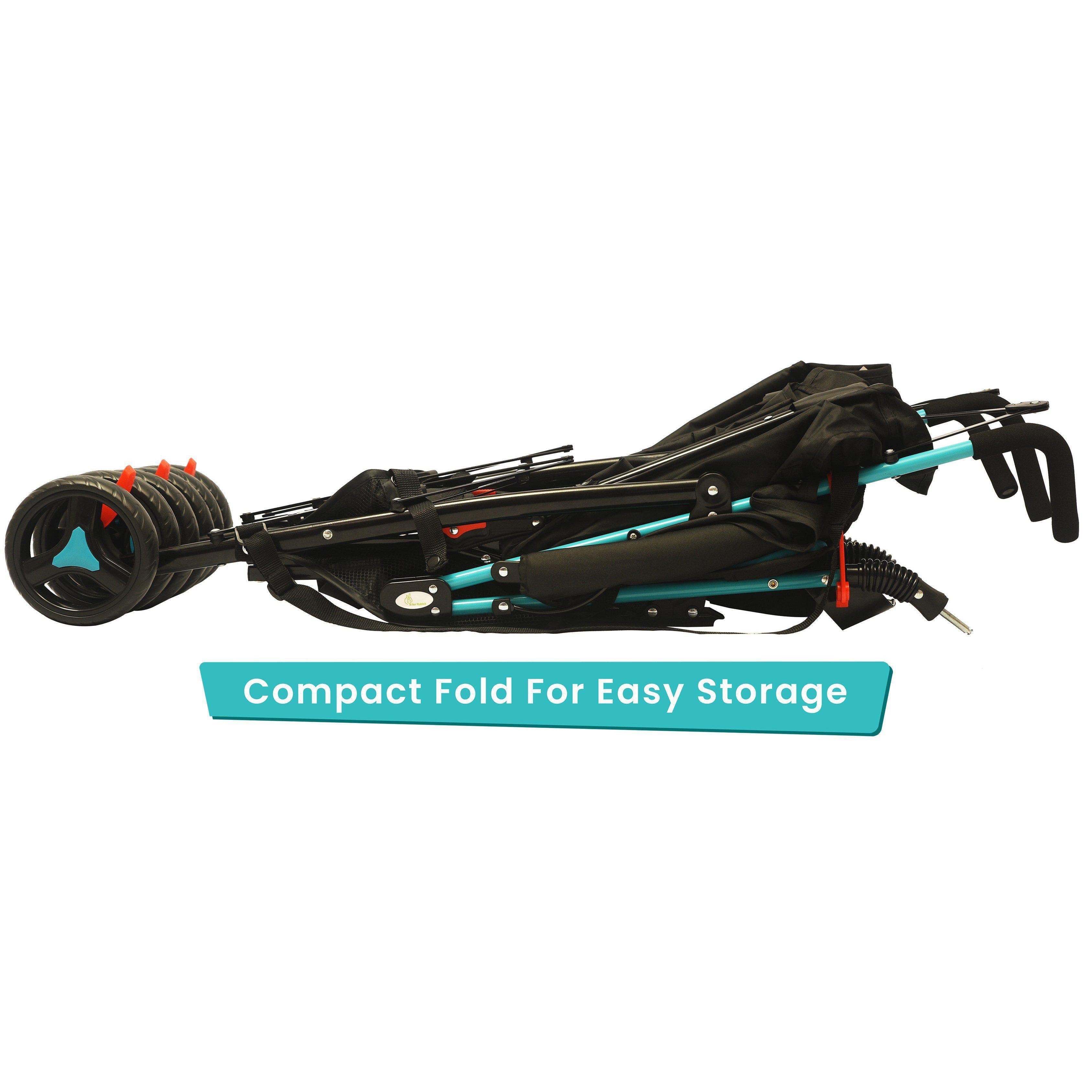 Ginny and Johnny Baby Stroller - Compact Fold, Multi Recline Seat