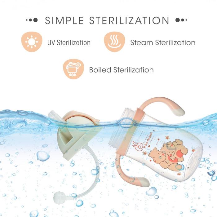 R for Rabbit | Hippo Baby Straw Sipper