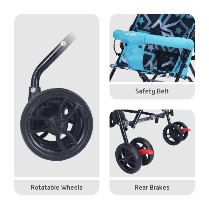 Kiddie Kingdom Buggy Baby Stroller - Fully Adjustable Canopy