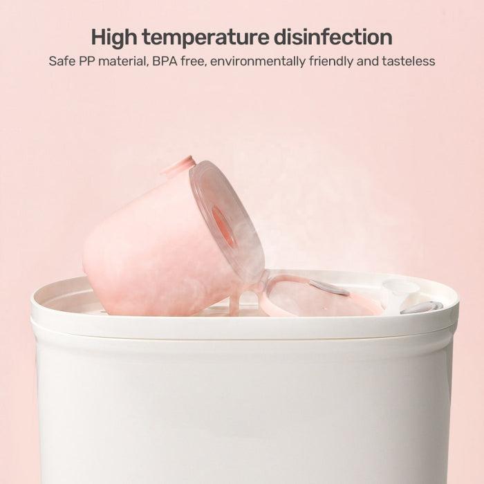 Leak-Proof Milk Powder Box First Feed (Pink) Travel Set - R for Rabbit