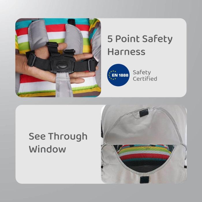 Chocolate Ride Baby Stroller & Pram - Reversible Handle