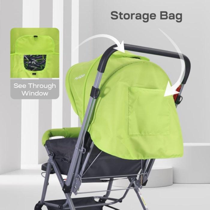 Kiddie Kingdom Stroller - 3 Position Recline, Easy Fold, Reversible Ha