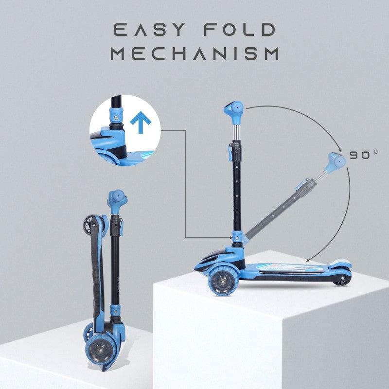 Road Runner Racer Scooter - PU LED Wheels, 4 Level Height Adjustment,