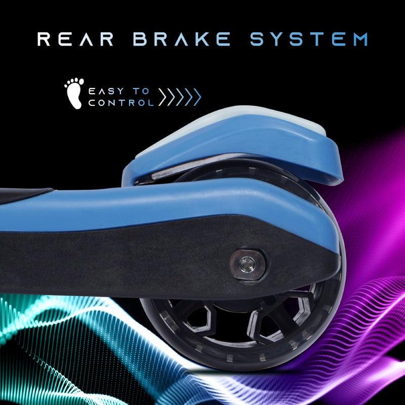 Road Runner Racer Scooter - PU LED Wheels, 4 Level Height Adjustment,